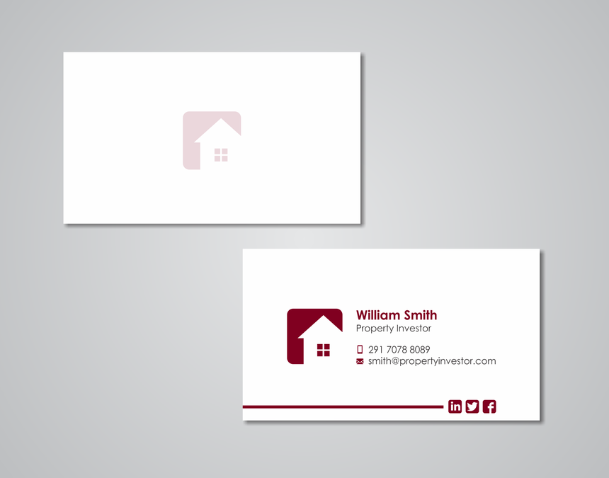 Business Card Design for Property Investor | Business card contest