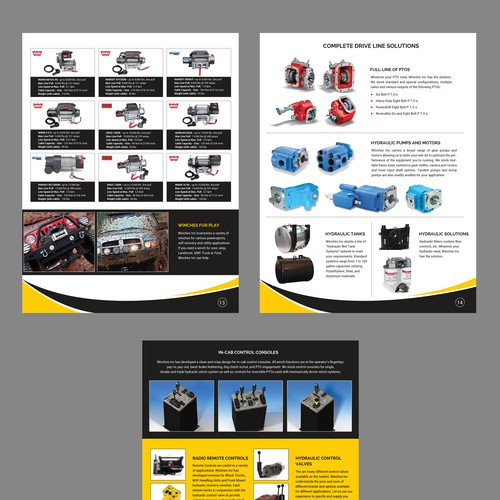 Designs | Refresh Our Product Catalog for Winch Distributor | Brochure ...
