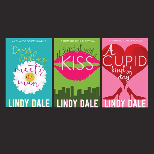 Design 3 CUTE ILLUSTRATED Romantic Comedy eBook Covers | Book cover contest