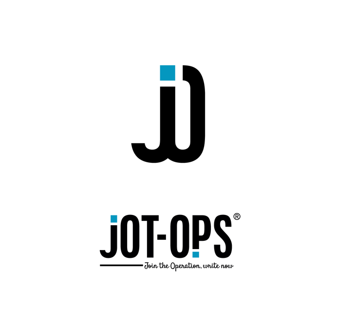 Logo to change the world "Jot-Ops: Join the Operation, Write Now ...