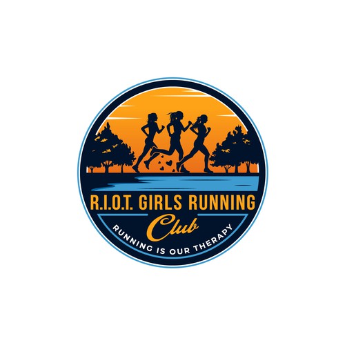 Designs | Riot girls running club logo for women runners | Logo design ...