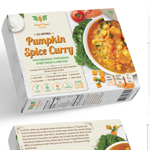 Designs | Creative Frozen Meal Packaging Needed for Vegan Asian Food ...