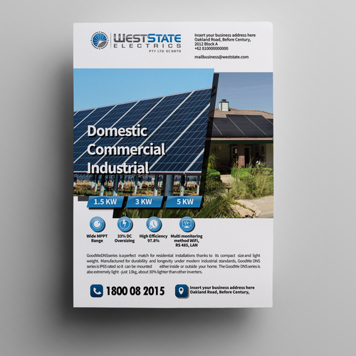 Designs | Solar System Sales Flyer | Postcard, flyer or print contest