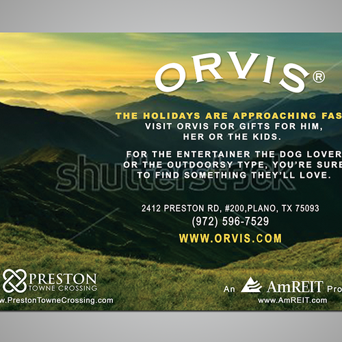Designs | Create an ad for Orvis | Postcard, flyer or print contest