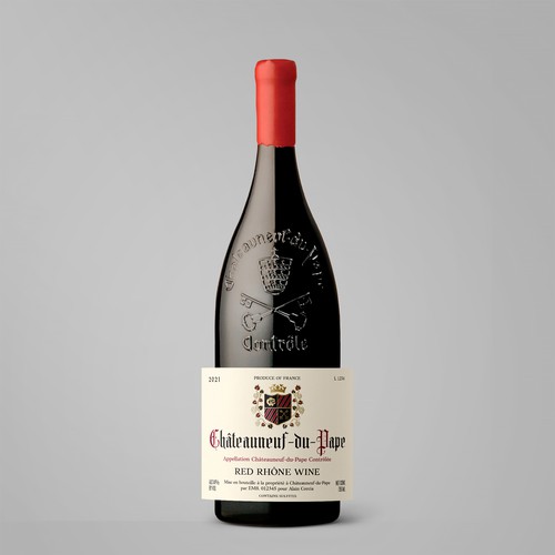 Designs | Label for french Wine from Rhone Valley | Product label contest