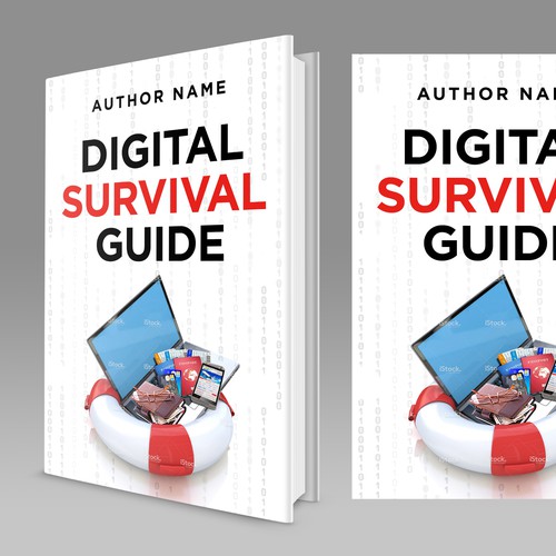 Digital Survival Guide book cover | Book cover contest
