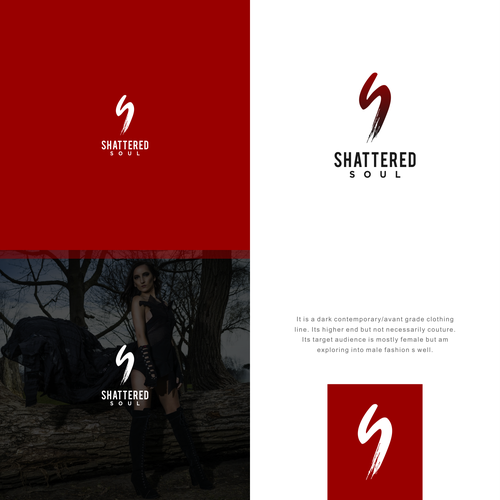 Design logo for a dark/contemporary emerging fashion brand; Shattered ...