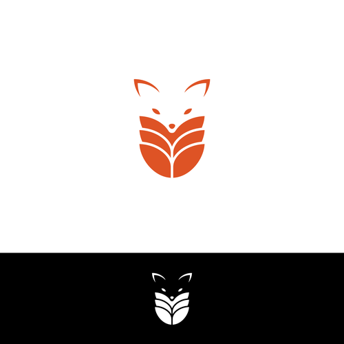Designs | Negative Space Fox Logo for Natural Food Brand | Logo design ...