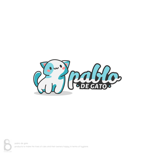 Logotipo De Gato Modelo De Logo Gato Desenho Vetor EPS + AI Editável