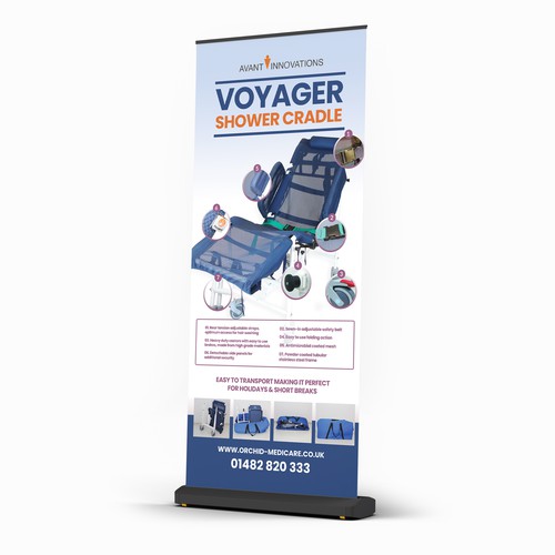 Designs | Voyager introduction banner | Signage contest