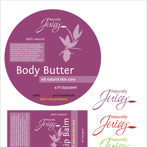 Looking for a mesmerizing product label for an all natural skin care ...