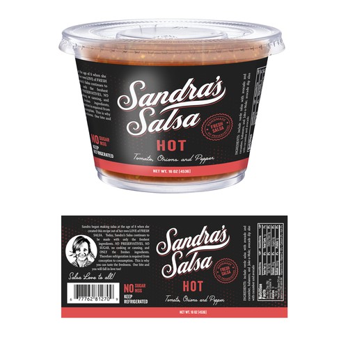 Designs | We need updated, strong, catching, labels; FRESH Sandra's ...