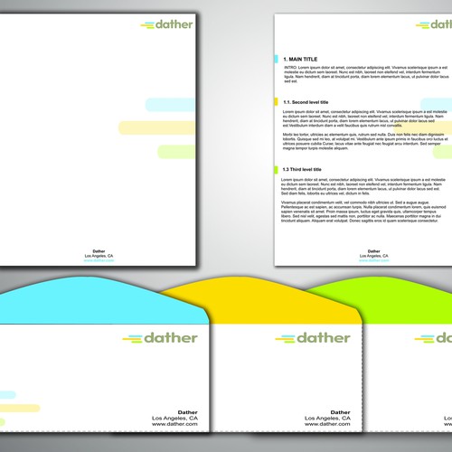 PowerPoint backgrounds and One-Sheet template for a startup | Other ...
