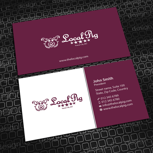 Local Butcher Shop - Business Card | Business card contest