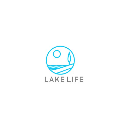 Lake Life Logo Lake Life Logo Etsy