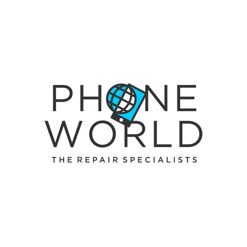 PHONE WORLD LOGO | Logo design contest