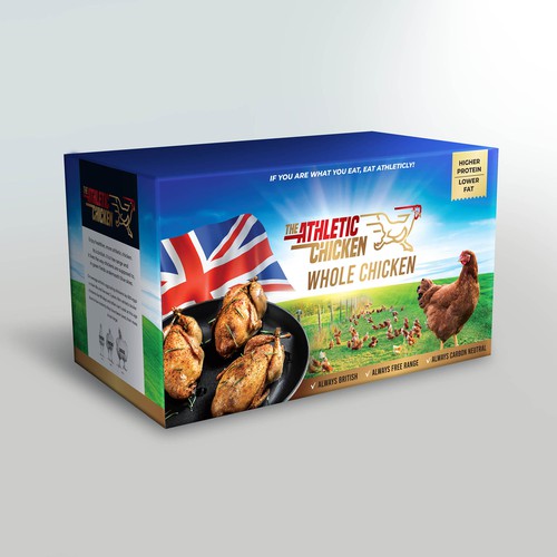 Designs | THE ATHLETIC CHICKEN - POWERFUL PACKAGING NEEDED! | Product ...