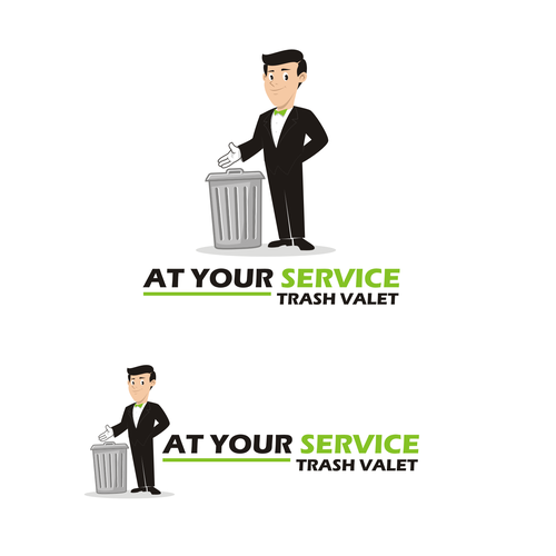 Create a clean and professional logo for my trash company, At Your ...