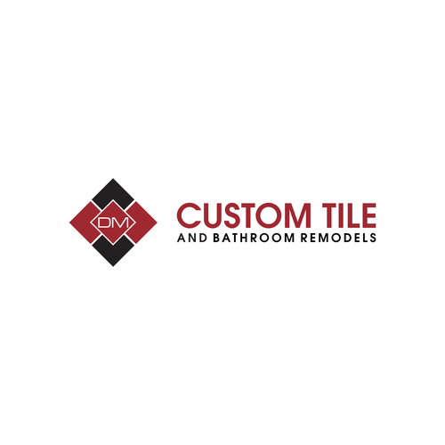 Design a modern and sleek logo for a custom tile and bathroom remodel ...