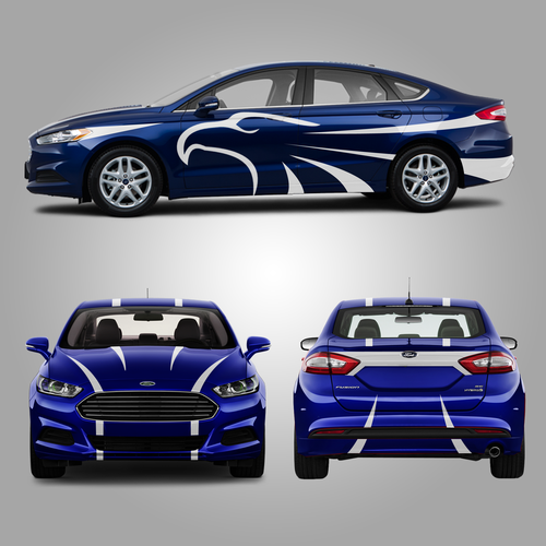 COOL AND STYLISH DESIGN FOR 2015 FORD FUSION | Car, truck or van wrap ...