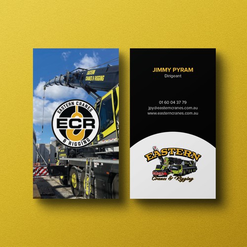 Designs | Eastern Cranes & Rigging | Business card contest