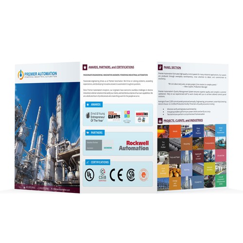 Create New Brochure for Industrial Automation Leader! | Brochure contest
