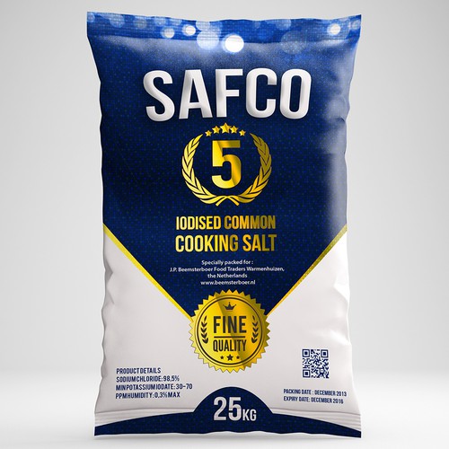 Create a new SALT-packaging design for the West African market ...