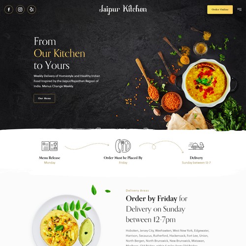 Designs | Jaipur Kitchen Website | Web page design contest