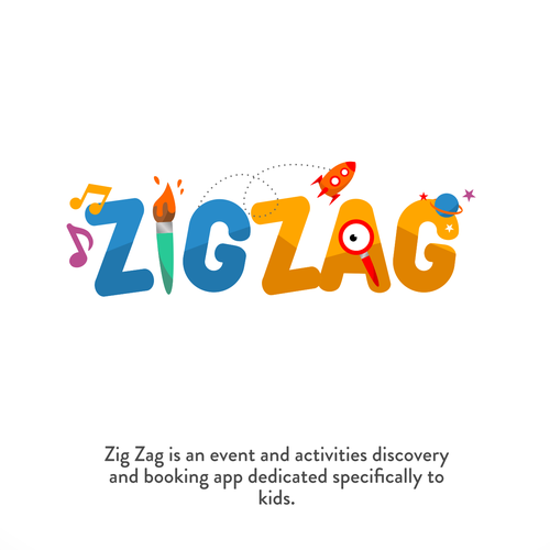 Logo for kids activities and events app | Logo design contest