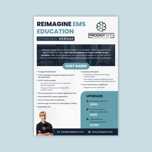 Designs | Sponsorship Prospectus One-pager | Other business or ...