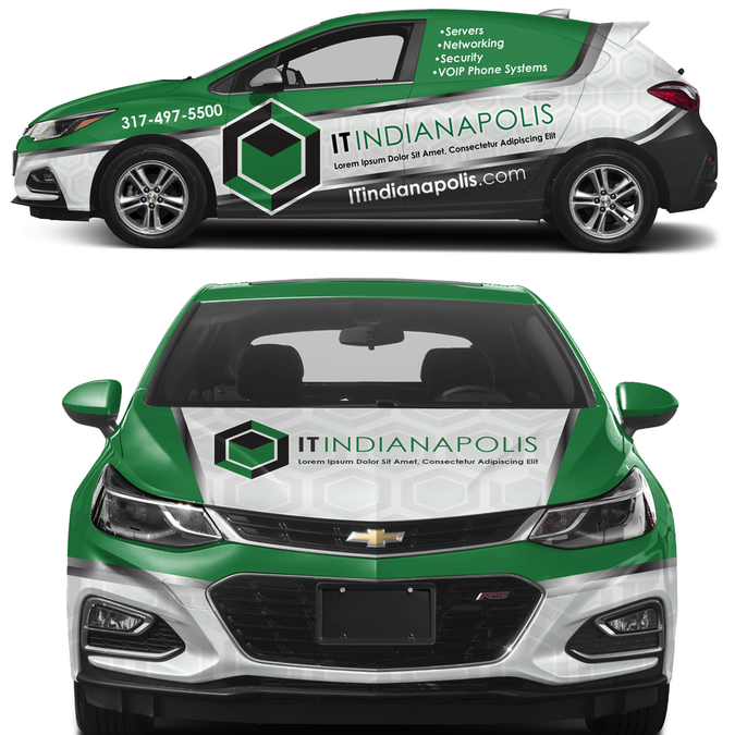 I.T. Managed Services Company Car Wrap | Car, truck or van wrap contest