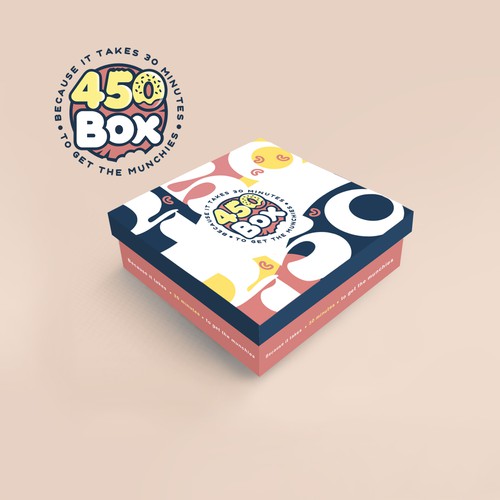 Designs | 450 Box - A subscription based snacks boxes | Logo design contest