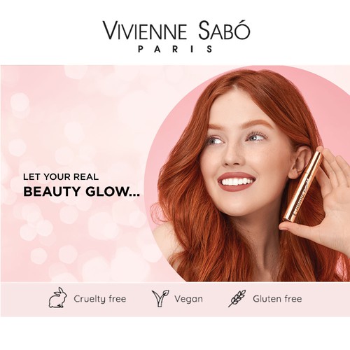 Designs | Enhanced product information for a French mascara | Postcard ...