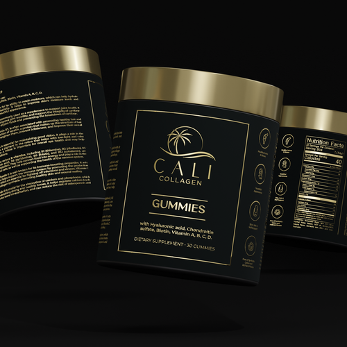 Designs | Cali Collagen Jar Label Design Contest (Luxury) | Product ...