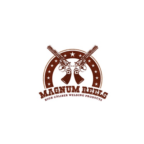Create a vintage Magnum logo and brand identity for a welding ...
