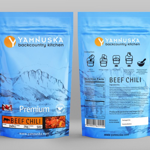 Designs | New Backcountry Food Retail Package targeted to the outdoor ...