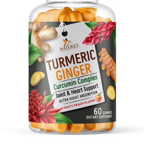 Designs | Natural Turmeric Gummies Design Need for Nature's Nutrition ...