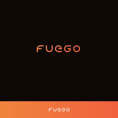 Designs | Modern typography based logo with flames for a restaurant app ...