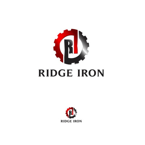 RIDGE IRON: Logo for custom forged steel and man's gear company | Logo ...