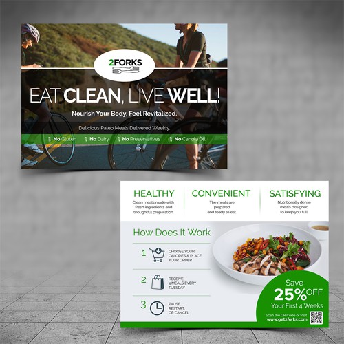 Designs | Create a Simple Handout Flyer for Premium Pre-Packaged Paleo ...