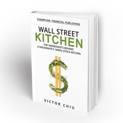 Create a professional, elegant, and fun financial book cover for Victor ...