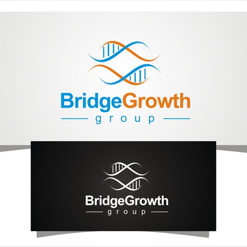 Logo for Biotech-Pharma Company: Bridge Growth Group | Logo design contest