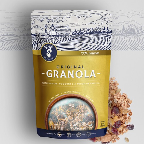 Designs | Granola packaging | Product packaging contest