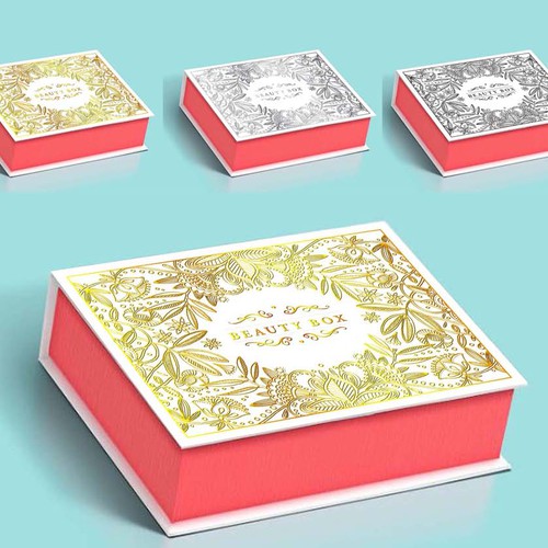 "Birchbox" / Beauty Box Style Package Design | Product packaging contest