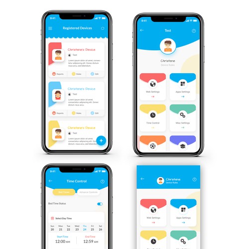 Design of Parental app | App design contest