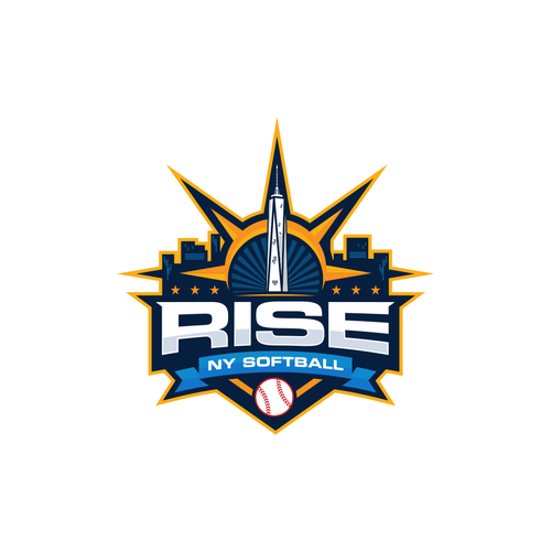 Designs | Sports logo for the New York Rise women’s softball team ...
