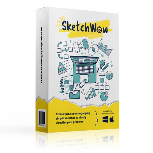 Designs | SketchWow Needs A Catchy New Software Box | Product packaging ...