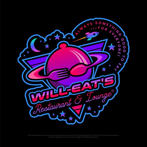 Designs | Bold, futuristic logo design for a restaurant & lounge ...