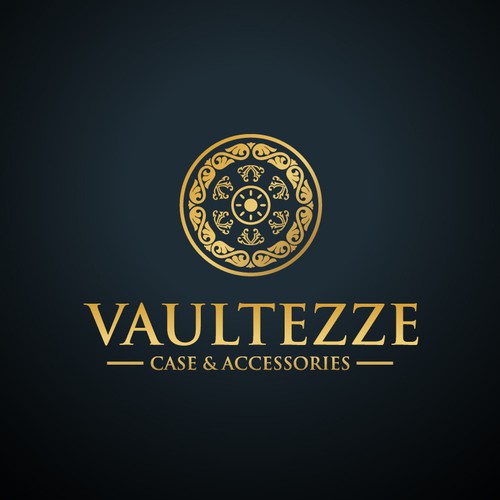Classy brand logo with a touch of luxury to help launch the Vaultezze ...