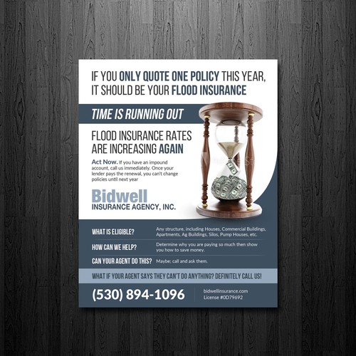 Print Ad: Eye-catching print ad for flood insurance in the U.S ...